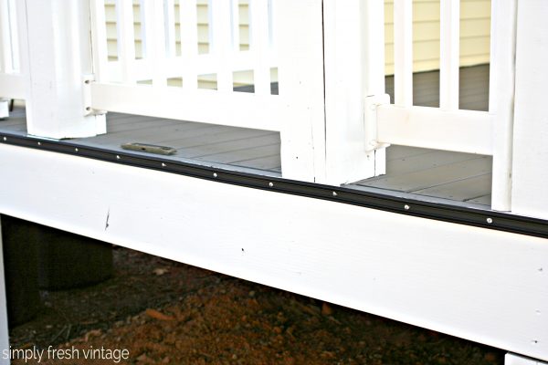 Porch Makeover – Screen Installation