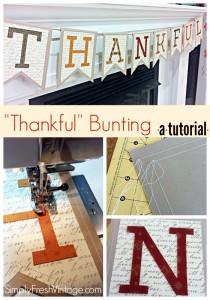 A “Thankful” Banner / Bunting